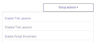 How to set up class trials