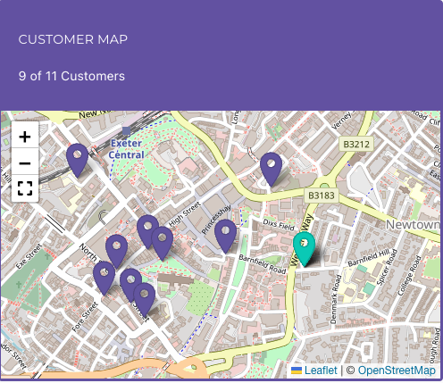 Customer heat map explained